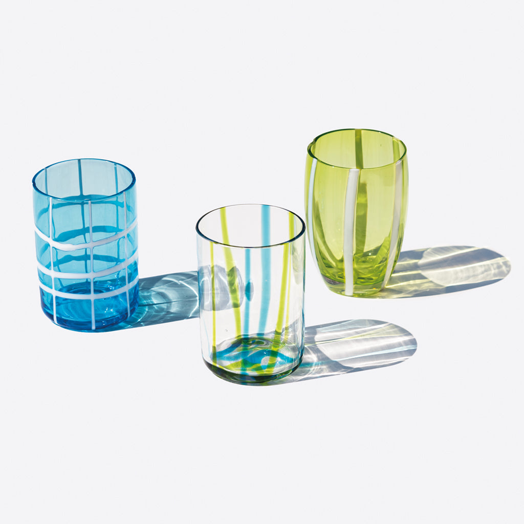 Colored Glassware Sets: 1,2,4 and 6 Pieces | Zafferano